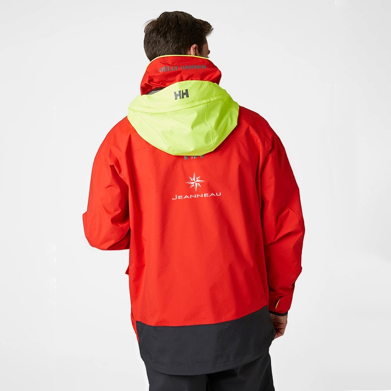 Red sailing jacket Helly Hansen for Men - Jeanneau services & accessories